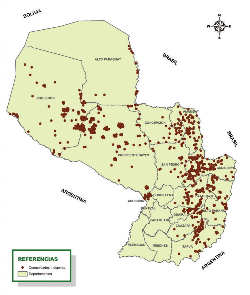 Población originaria e indígena del Paraguay - Tierraviva